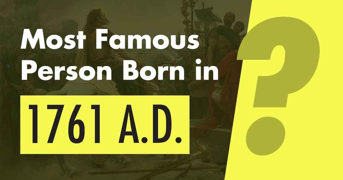 Famous People Born in 1761 - #1 is Jacob Hübner