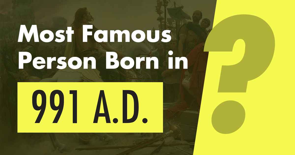Famous People Born in 991 - #1 is Guido of Arezzo