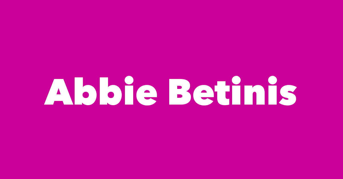Abbie Betinis - Spouse, Children, Birthday & More