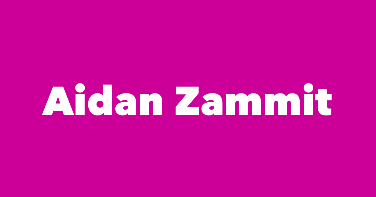 Aidan Zammit - Spouse, Children, Birthday & More