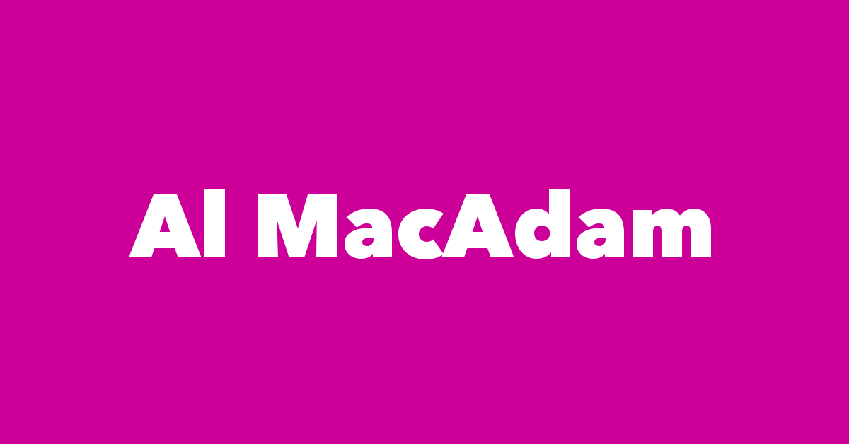 Al MacAdam - Spouse, Children, Birthday & More