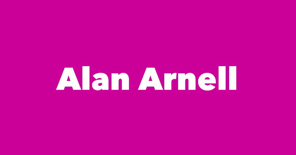 Alan Arnell - Spouse, Children, Birthday & More