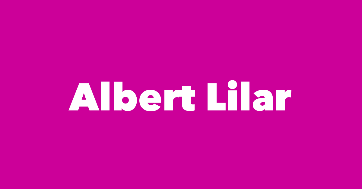 Albert Lilar - Spouse, Children, Birthday & More