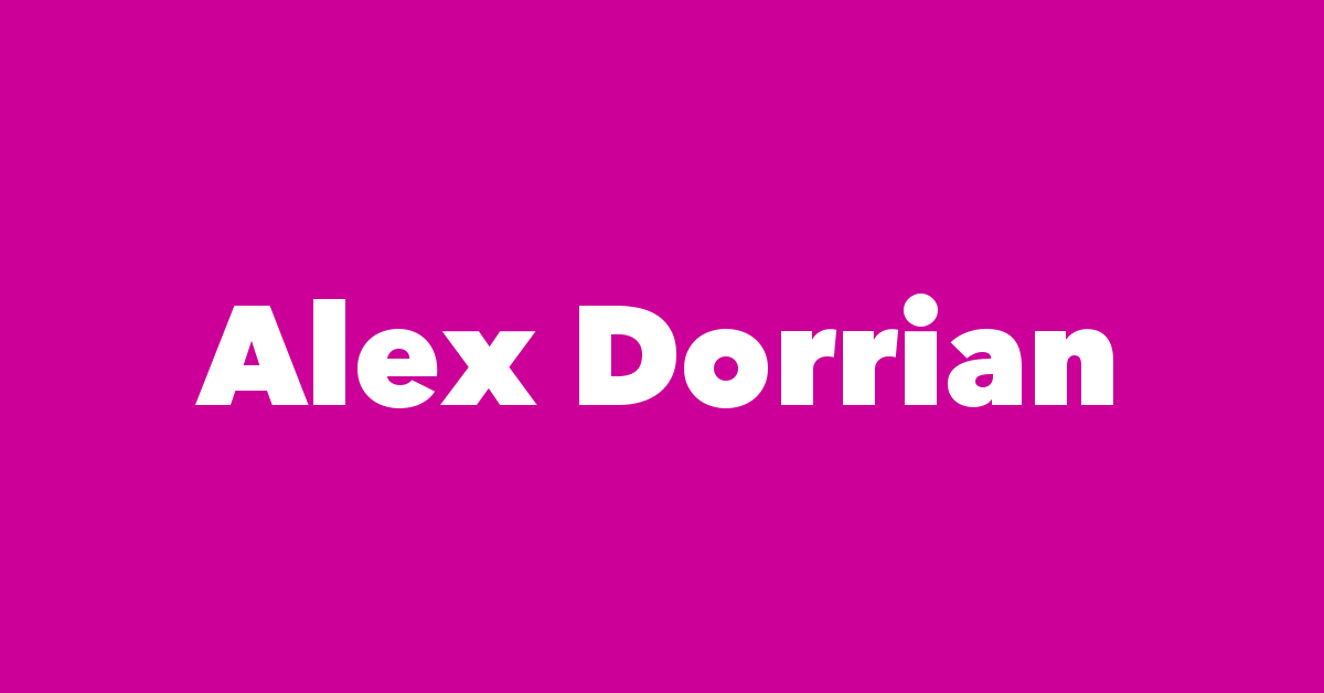 Alex Dorrian - Spouse, Children, Birthday & More