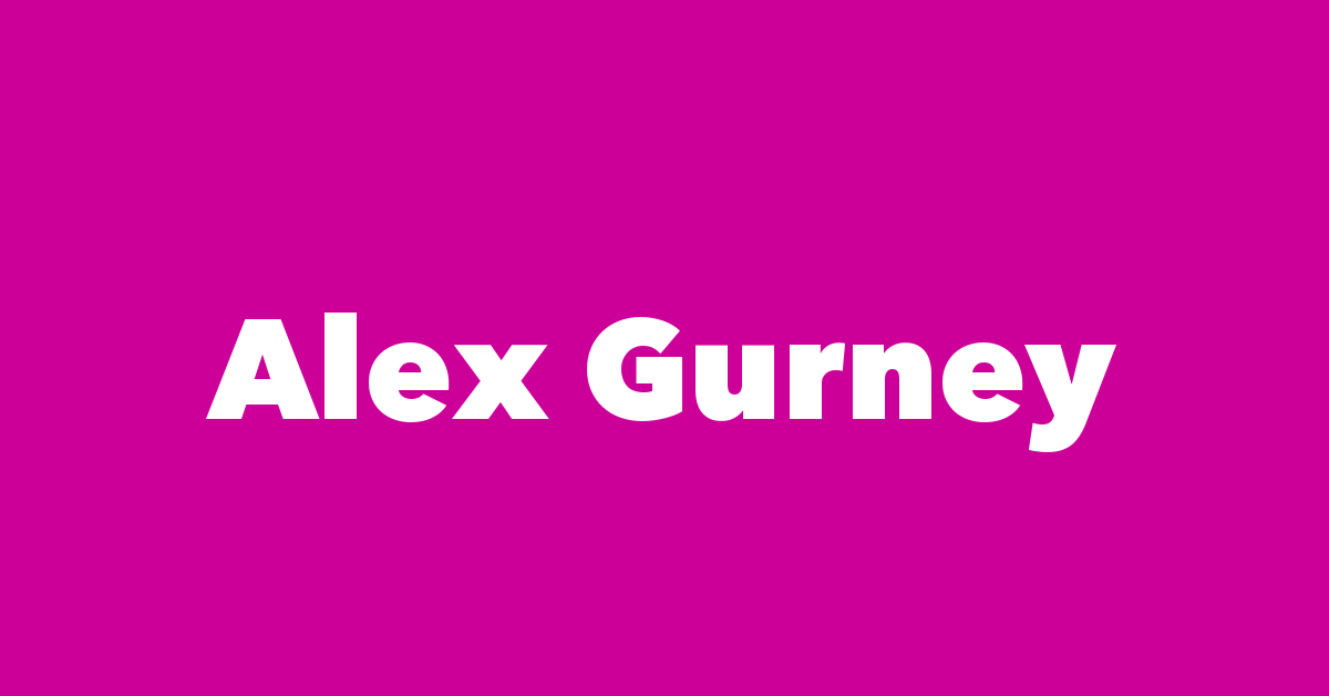 Alex Gurney - Spouse, Children, Birthday & More