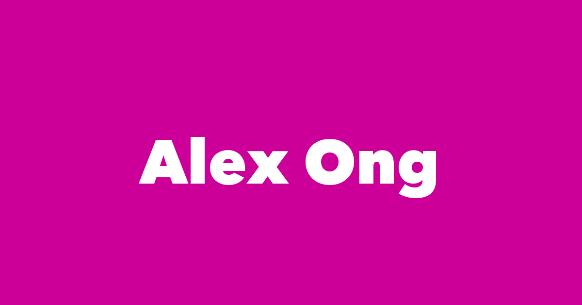 Alex Ong - Spouse, Children, Birthday & More