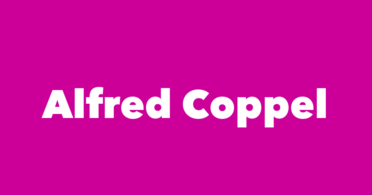 Alfred Coppel - Spouse, Children, Birthday & More