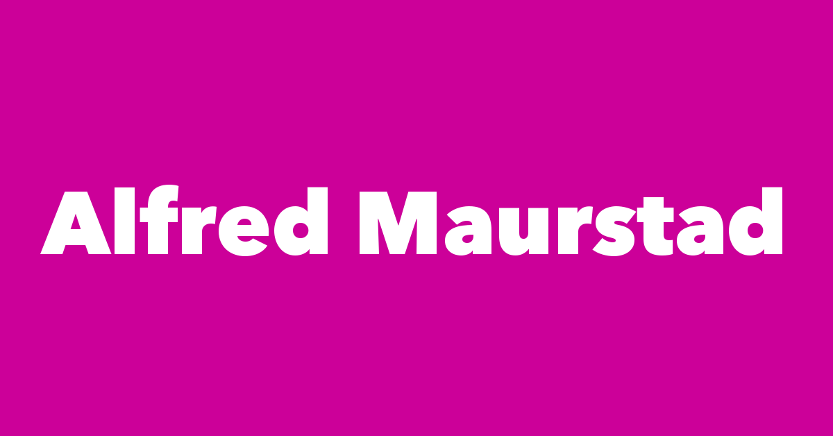 Alfred Maurstad - Spouse, Children, Birthday & More