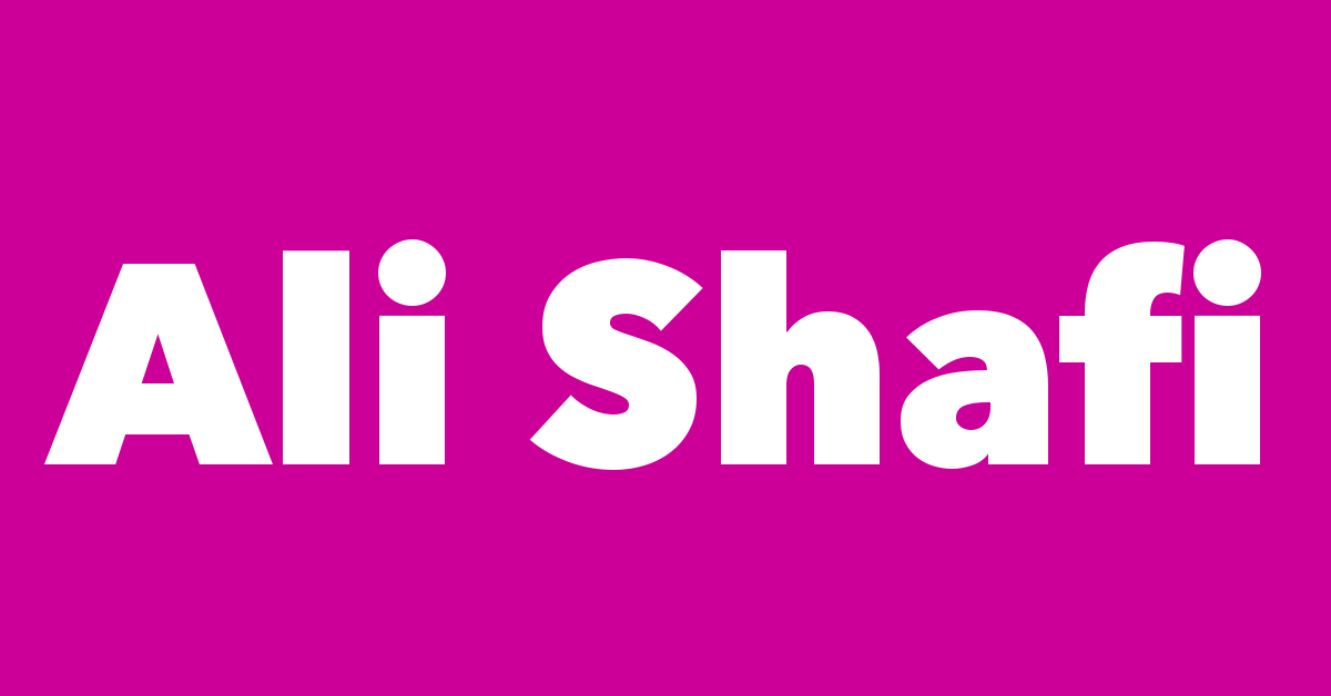 Ali Shafi - Spouse, Children, Birthday & More