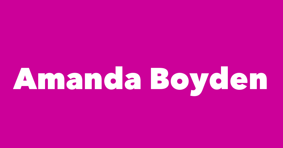 Amanda Boyden - Spouse, Children, Birthday & More