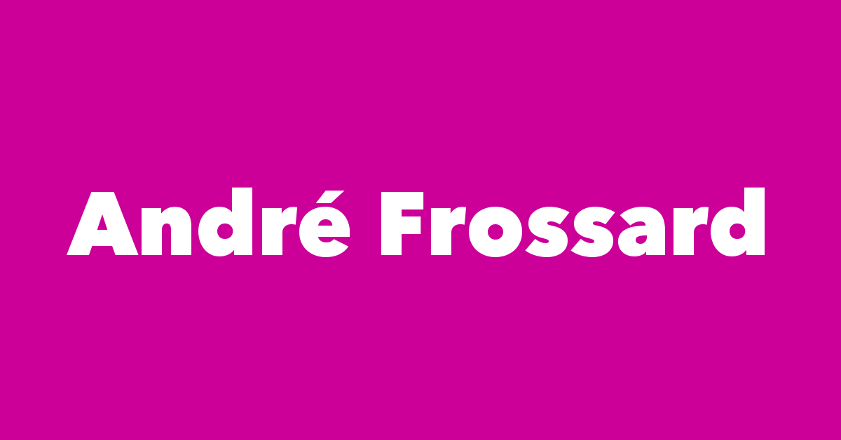André Frossard - Spouse, Children, Birthday & More