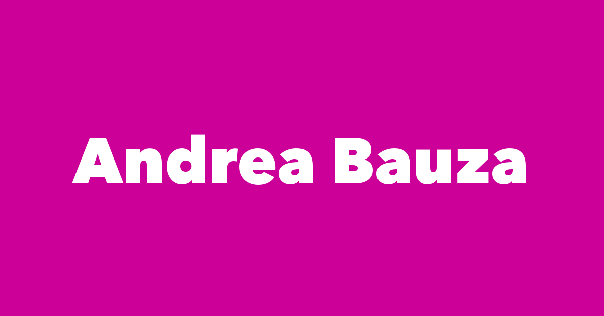 Andrea Bauza - Spouse, Children, Birthday & More