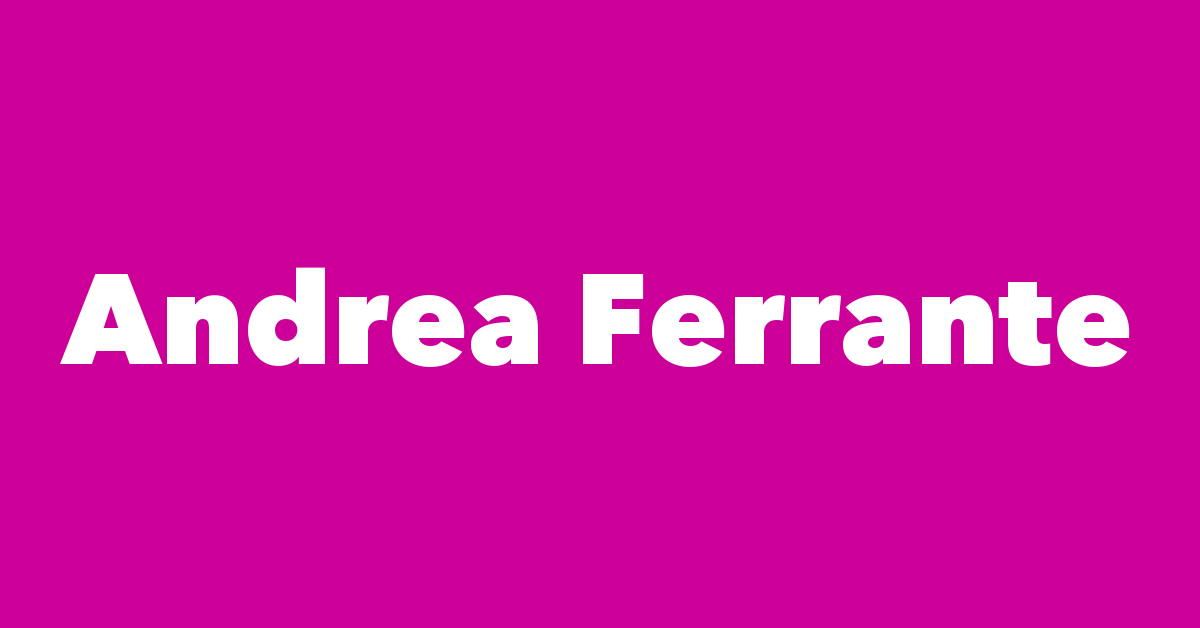 Andrea Ferrante - Spouse, Children, Birthday & More