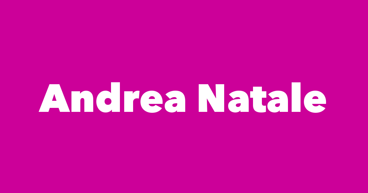 Andrea Natale - Spouse, Children, Birthday & More