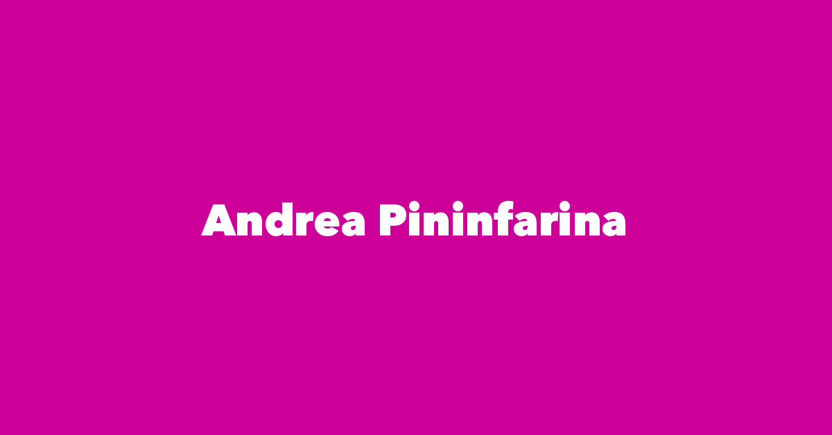 Andrea Pininfarina - Spouse, Children, Birthday & More