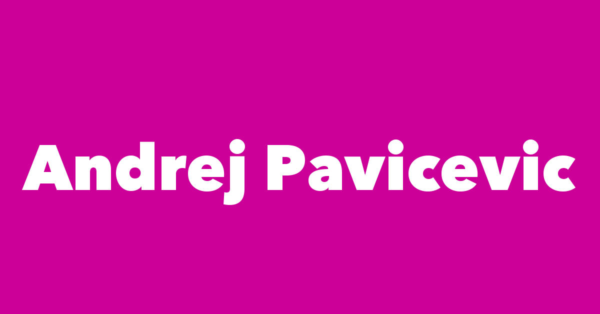 Andrej Pavicevic - Spouse, Children, Birthday & More