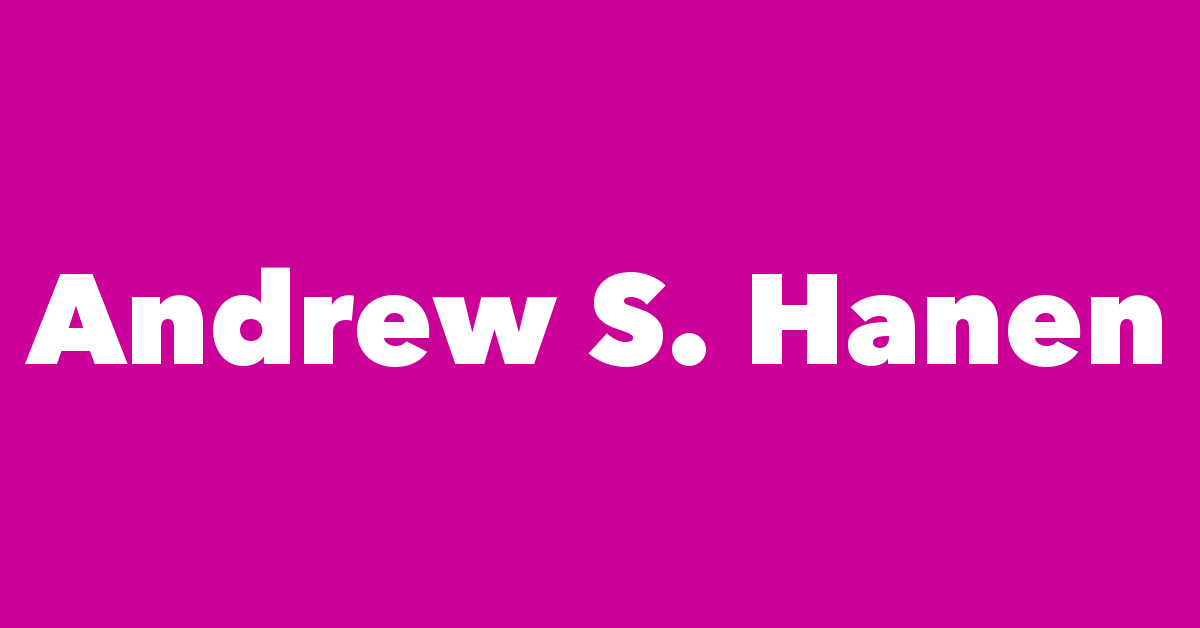Andrew S. Hanen - Spouse, Children, Birthday & More