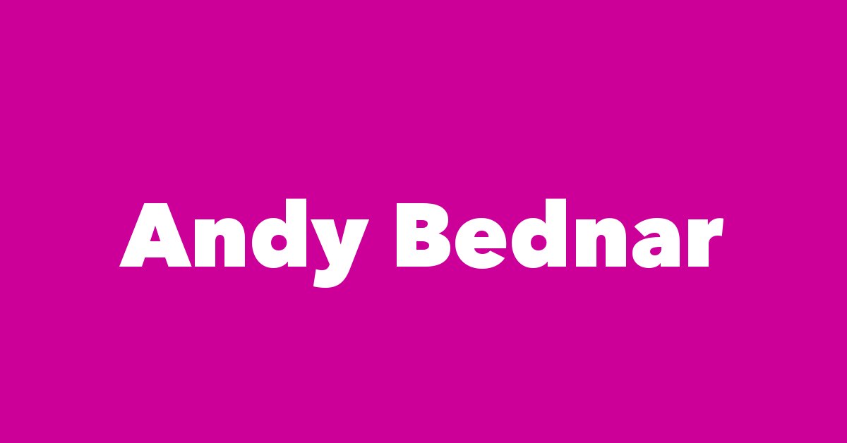 Andy Bednar - Spouse, Children, Birthday & More