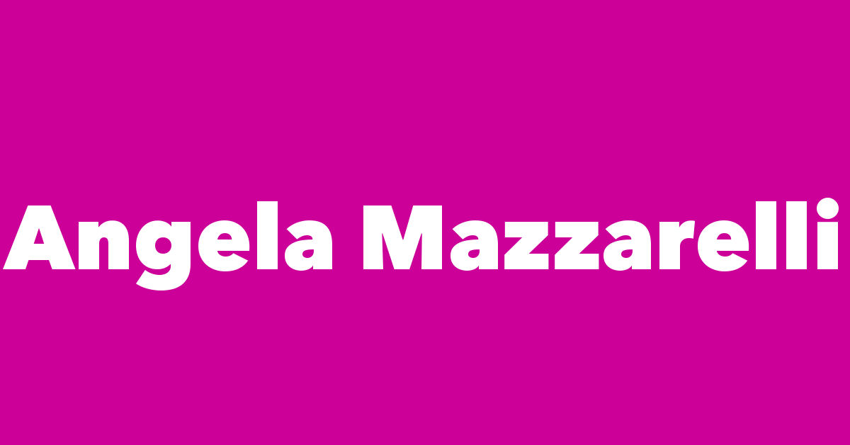 Angela Mazzarelli - Spouse, Children, Birthday & More
