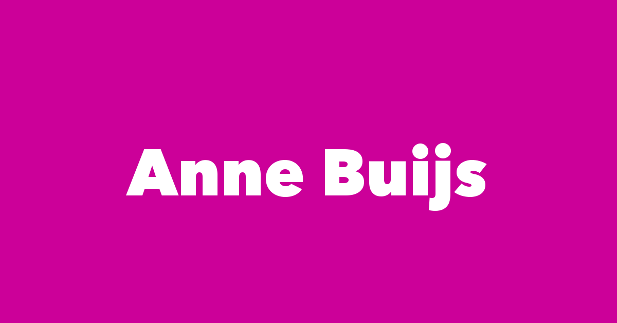 Anne Buijs - Spouse, Children, Birthday & More