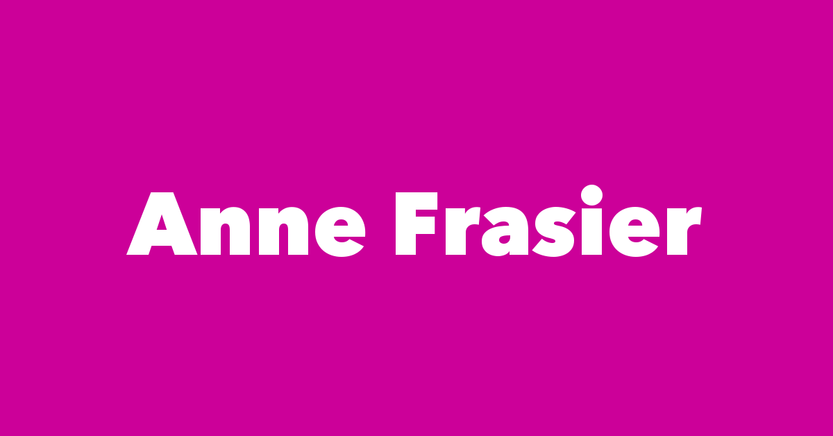 Anne Frasier - Spouse, Children, Birthday & More
