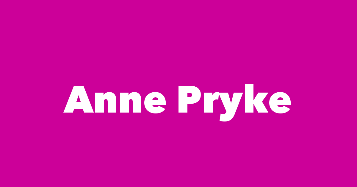 Anne Pryke - Spouse, Children, Birthday & More
