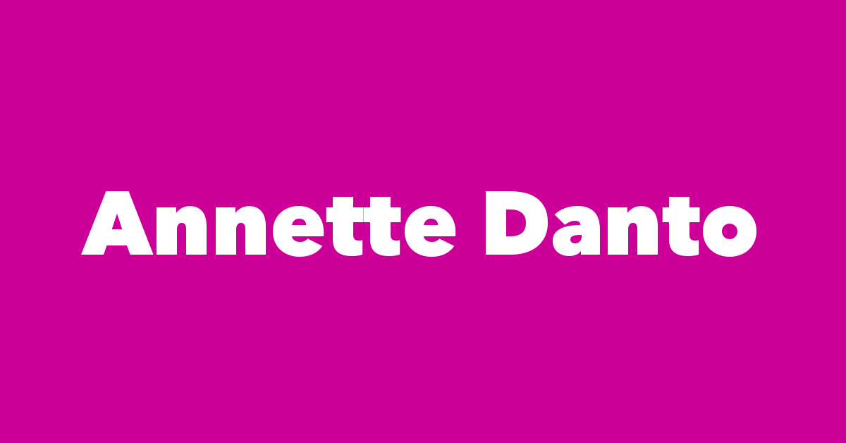 Annette Danto - Spouse, Children, Birthday & More