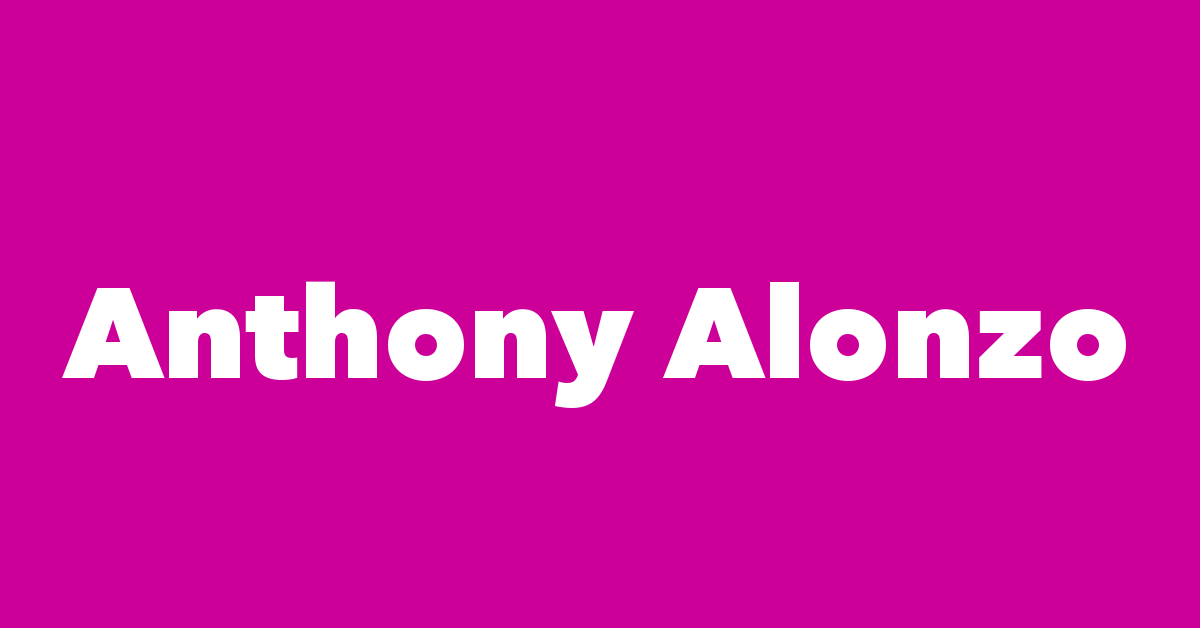Anthony Alonzo - Spouse, Children, Birthday & More