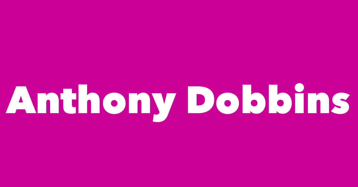 Anthony Dobbins - Spouse, Children, Birthday & More