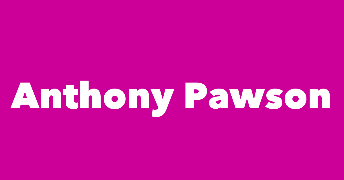 Anthony Pawson - Spouse, Children, Birthday & More