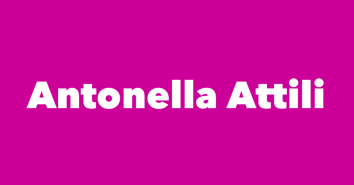 Antonella Attili - Spouse, Children, Birthday & More