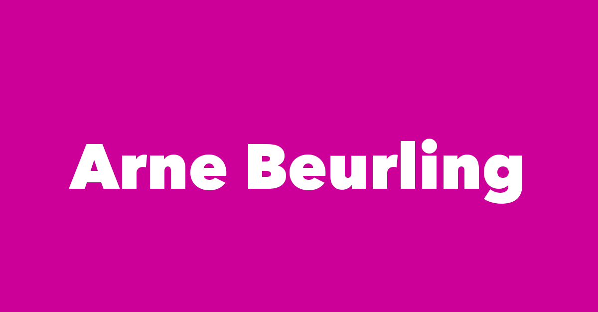 Arne Beurling - Spouse, Children, Birthday & More