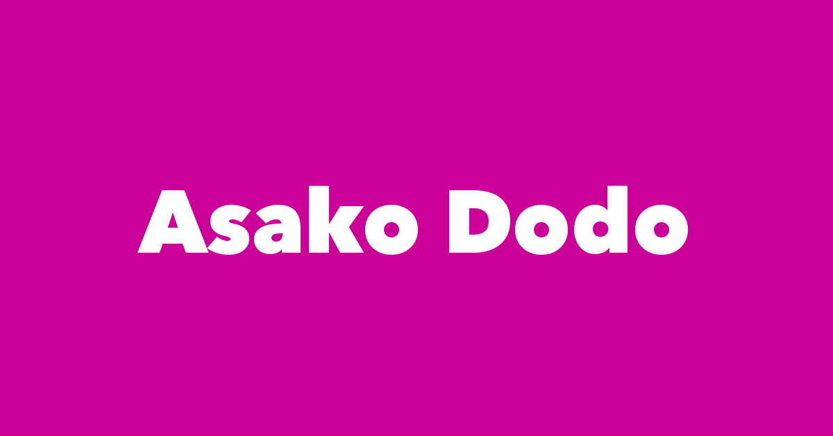 Asako Dodo - Spouse, Children, Birthday & More
