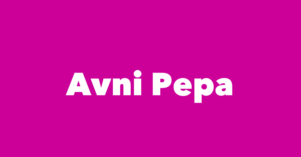 Avni Pepa - Spouse, Children, Birthday & More