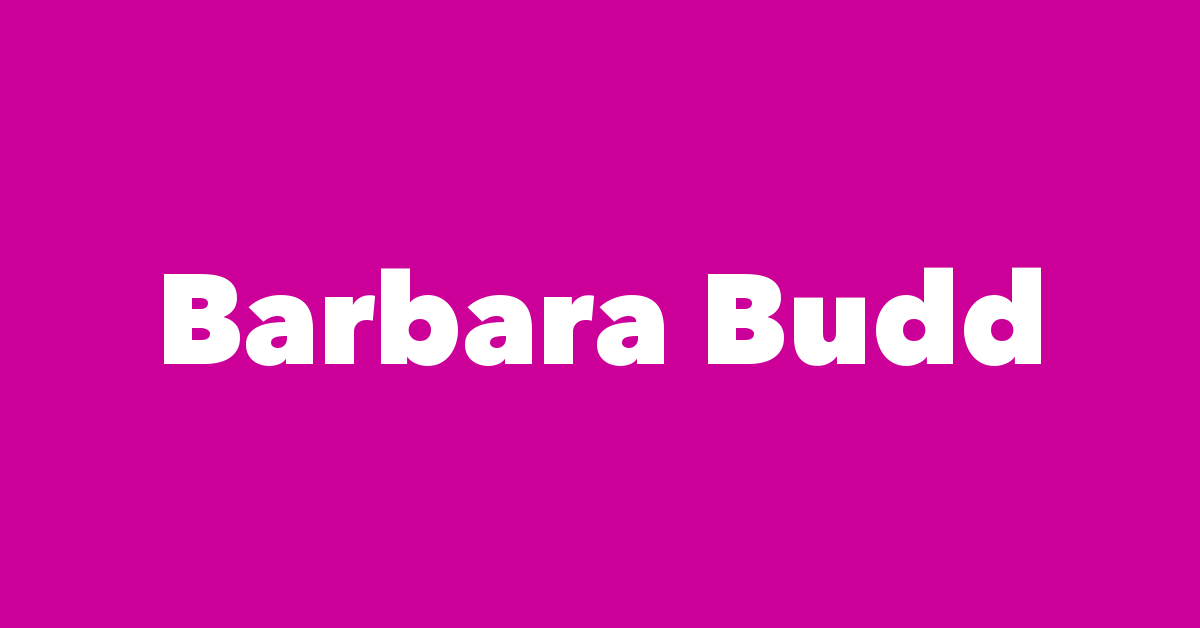 Barbara Budd - Spouse, Children, Birthday & More