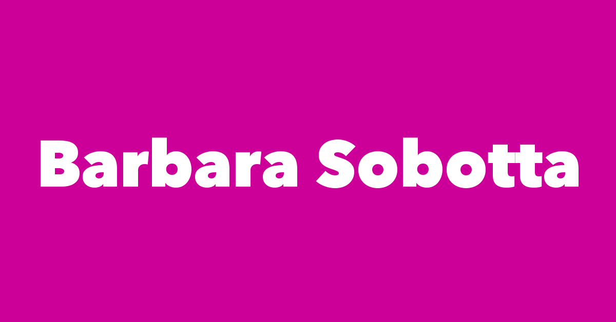 Barbara Sobotta - Spouse, Children, Birthday & More