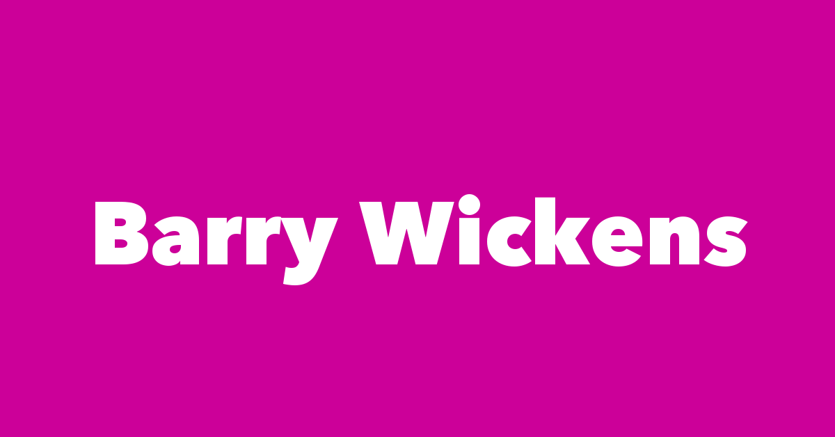 Barry Wickens - Spouse, Children, Birthday & More