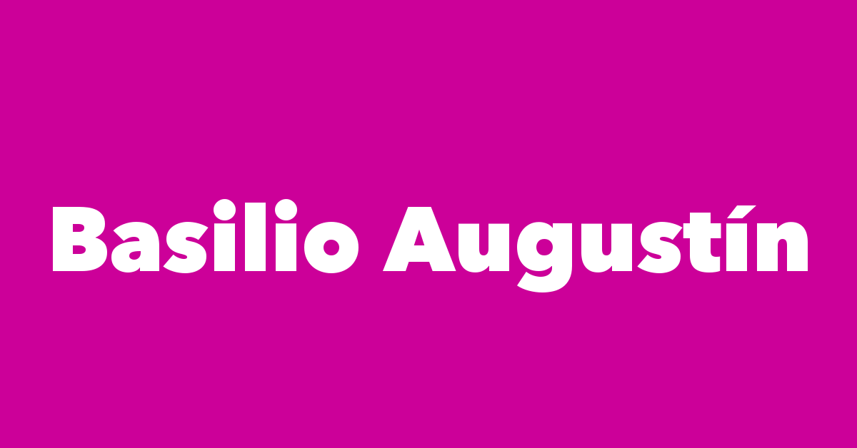Basilio Augustín - Spouse, Children, Birthday & More