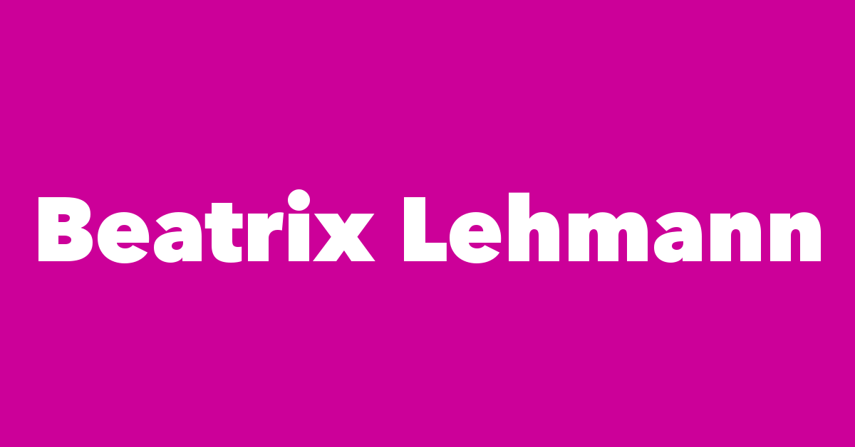 Beatrix Lehmann - Spouse, Children, Birthday & More