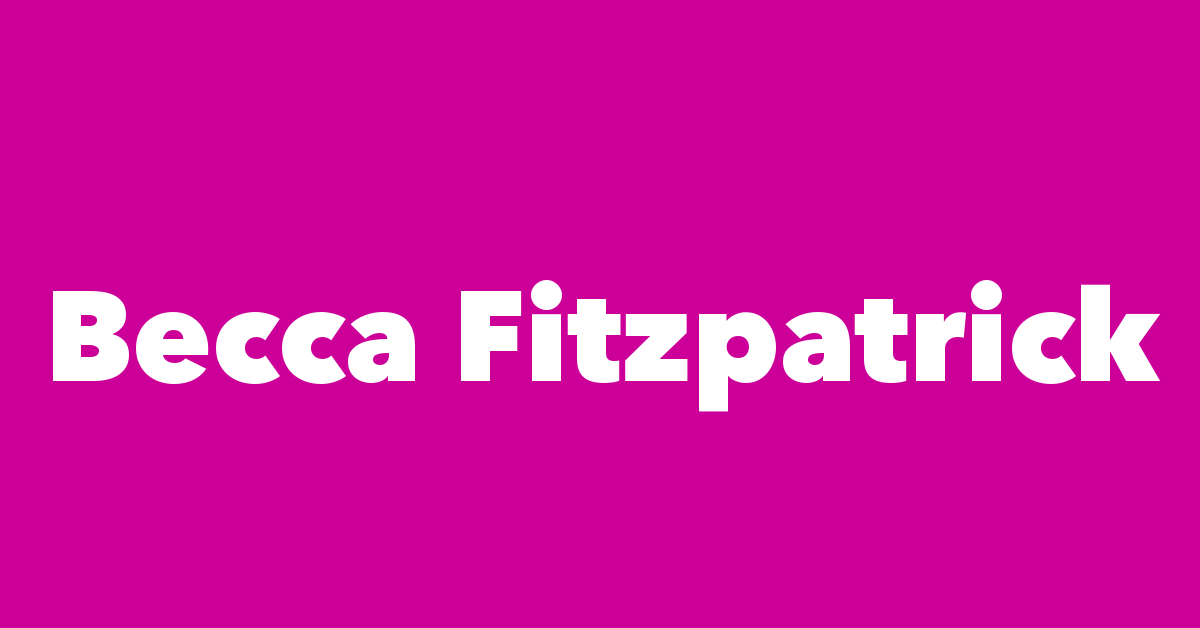 Becca Fitzpatrick - Spouse, Children, Birthday & More