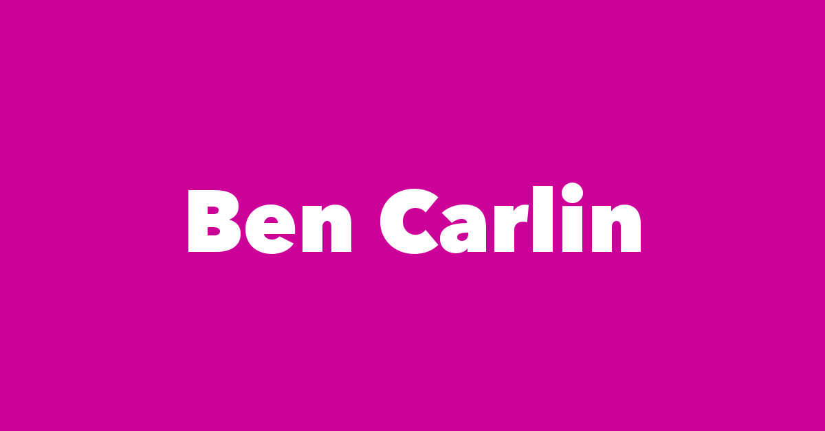 Ben Carlin - Spouse, Children, Birthday & More
