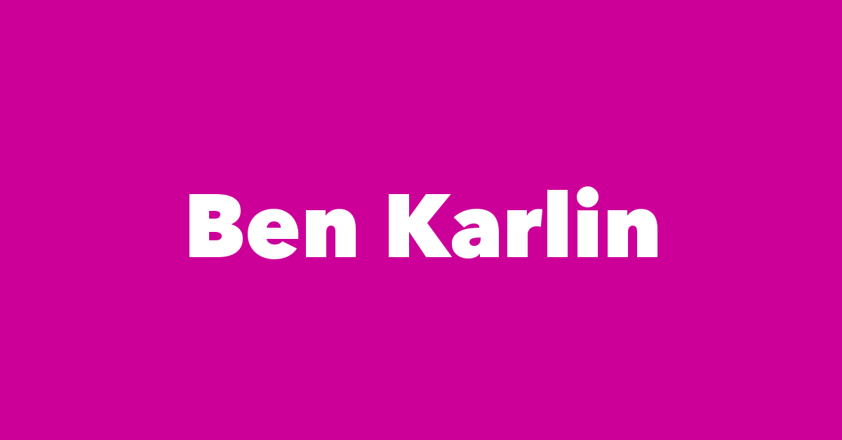 Ben Karlin - Spouse, Children, Birthday & More