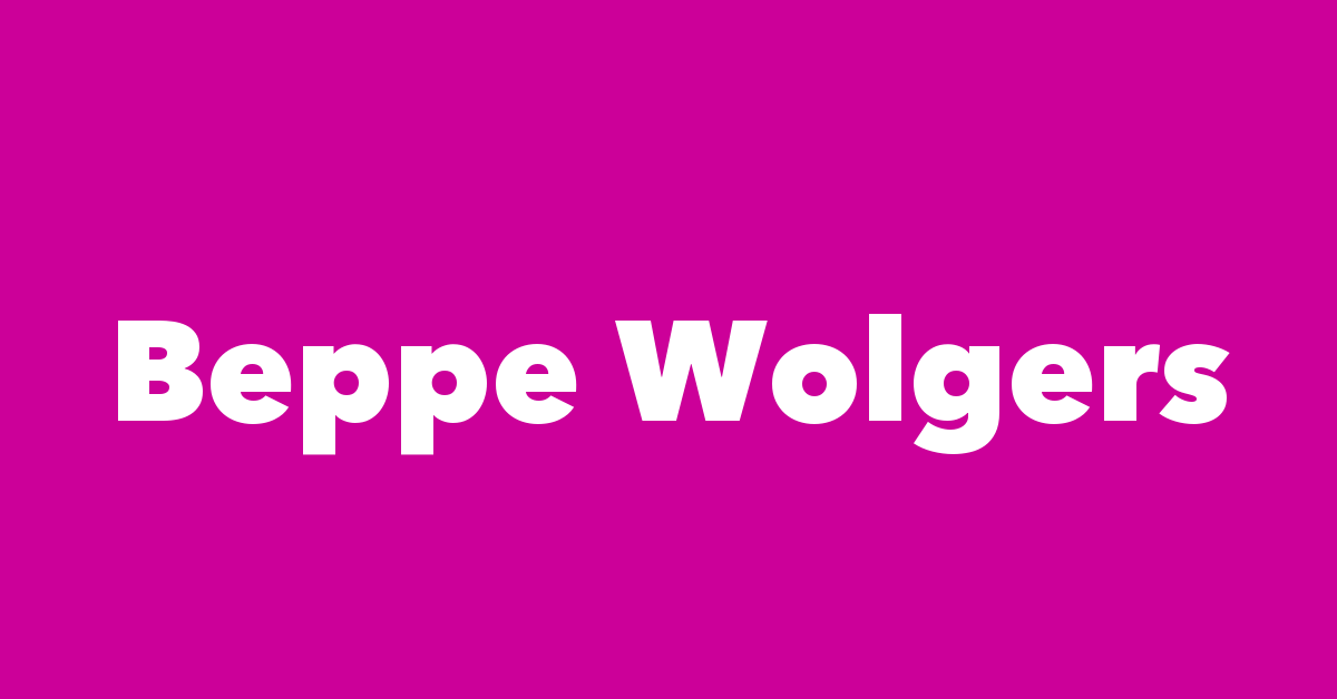 Beppe Wolgers - Spouse, Children, Birthday & More