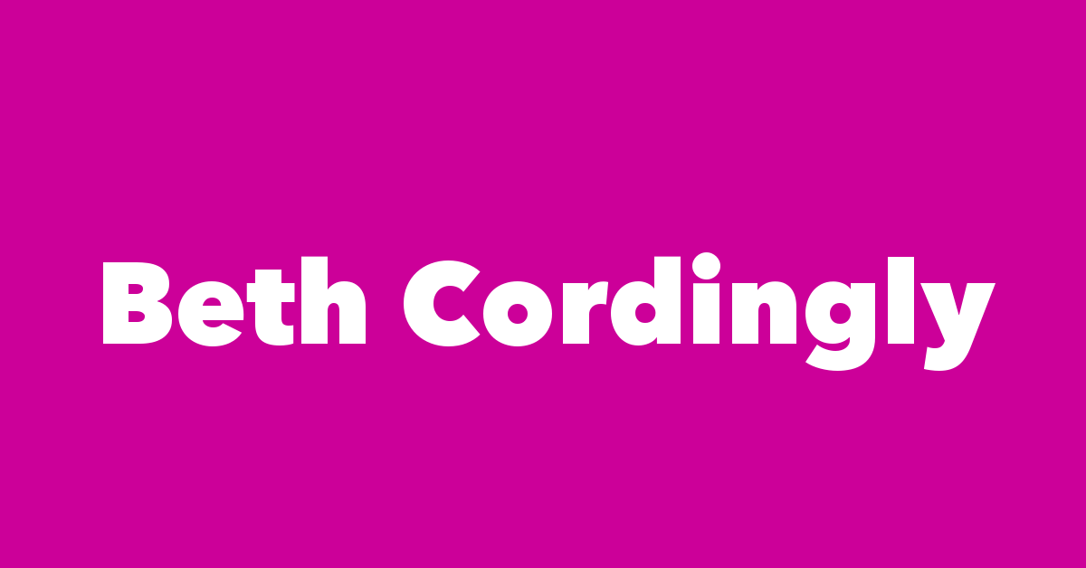 Beth Cordingly - Spouse, Children, Birthday & More