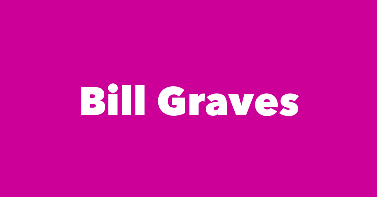 Bill Graves - Spouse, Children, Birthday & More