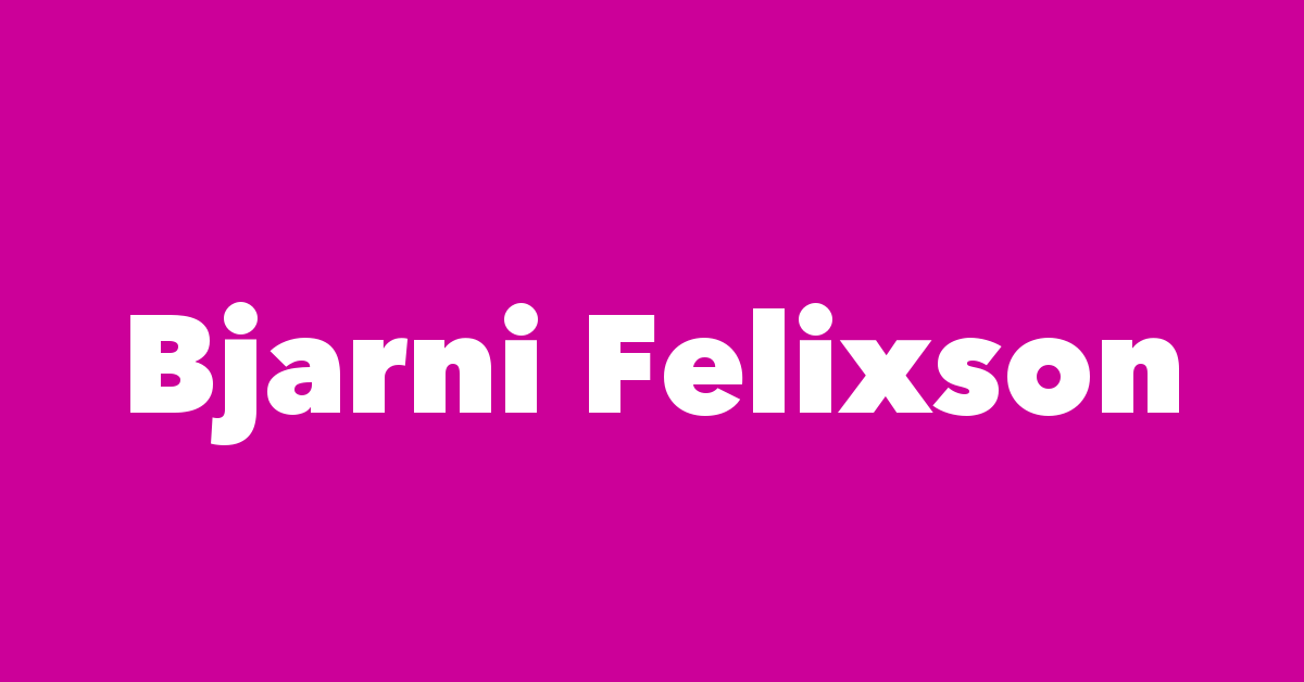 Bjarni Felixson - Spouse, Children, Birthday & More