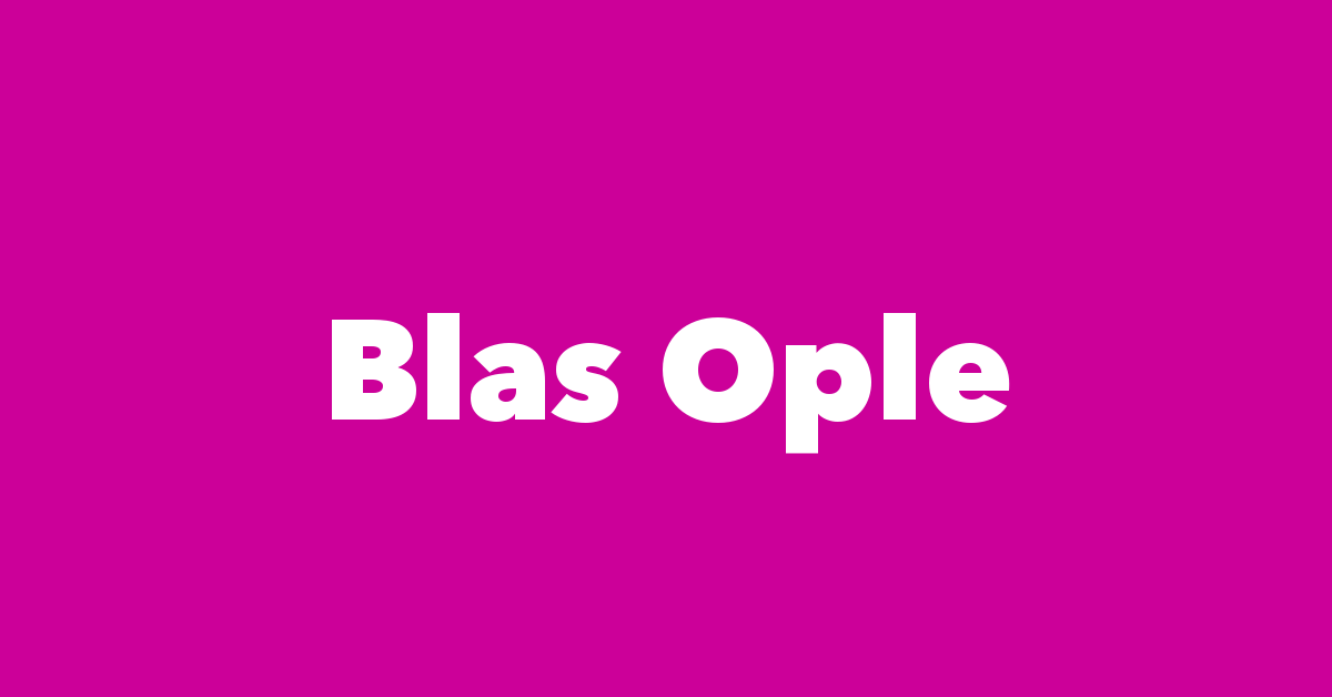 Blas Ople - Spouse, Children, Birthday & More