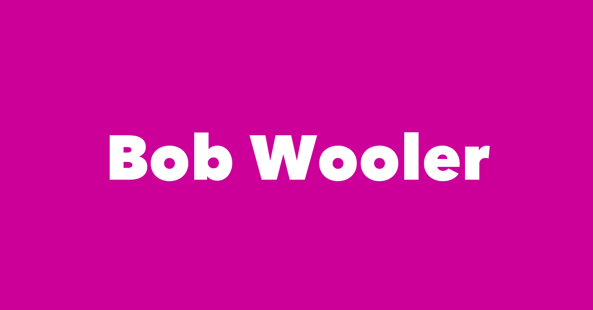 Bob Wooler - Spouse, Children, Birthday & More