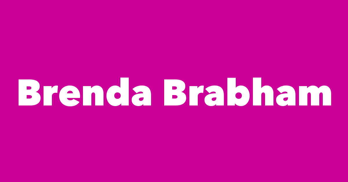 Brenda Brabham - Spouse, Children, Birthday & More