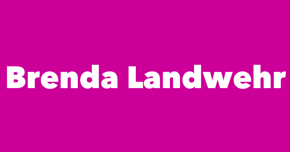 Brenda Landwehr - Spouse, Children, Birthday & More